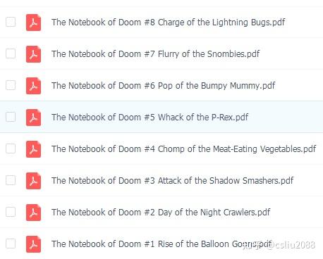 毁灭笔记The Notebook of Doom 英文绘本故事1-8册PDF - 知乎