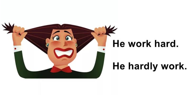 自学英语 work hard和hardly work一样吗？ - 知乎