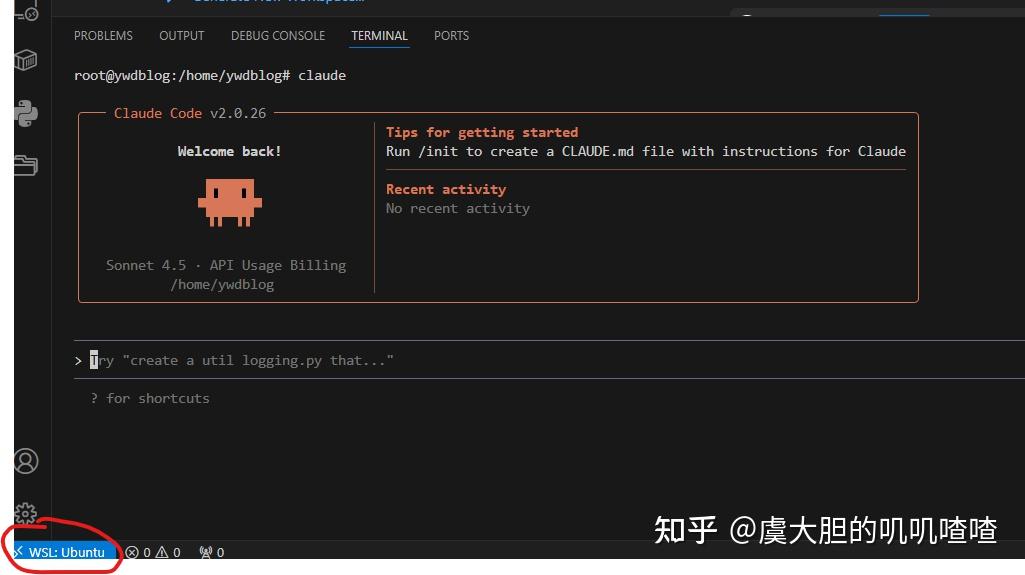 VS Code连接WSL上的Claude Code工具 - 知乎