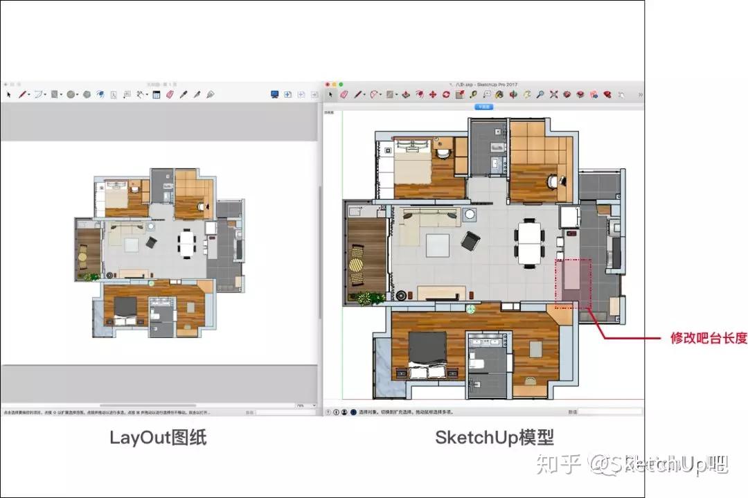 如何用SU结合LAYOUT画施工图？ - 知乎