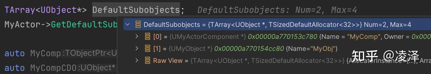 [原创]UObjcet & UClass基础（四）— DefaultSubobject、Archetype Object、Instance Object - 知乎