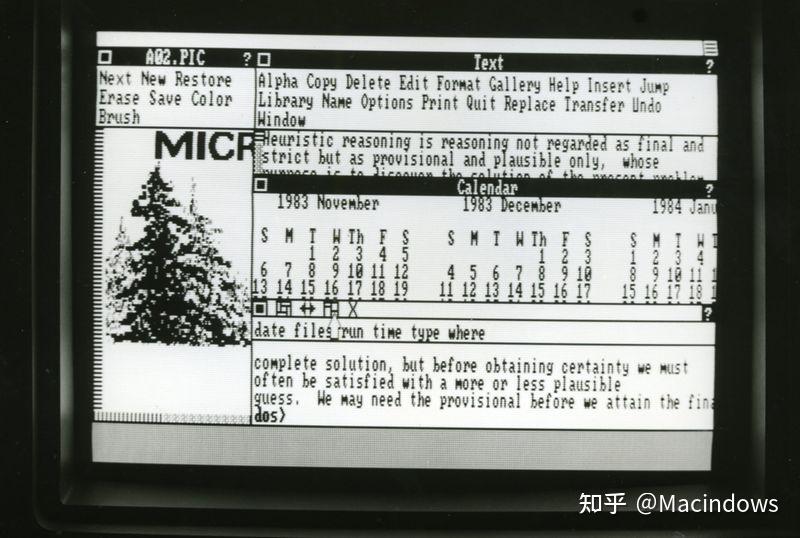Windows 1.0开发历程和程序集 - 知乎