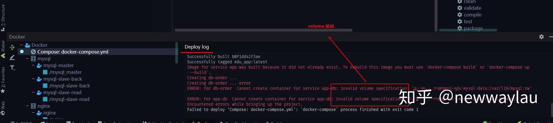 docker插件部署项目,volumes报错invalid volume specification - 知乎