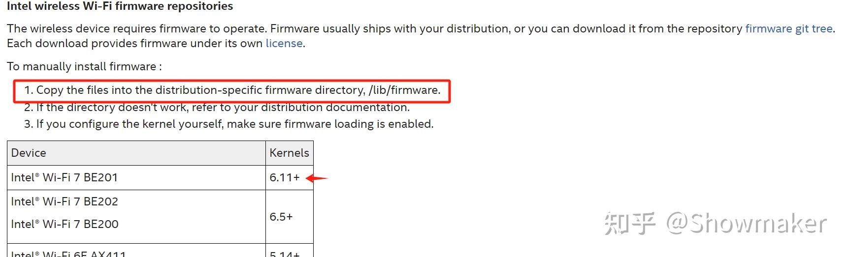 在GNU/Linux环境中为网卡安装驱动：以Intel BE201为例 - 知乎