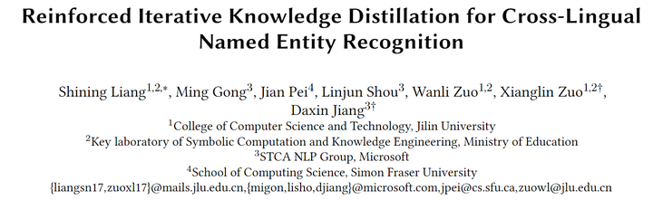 Reinforced Iterative Knowledge Distillation for Cross-Lingual Named ...