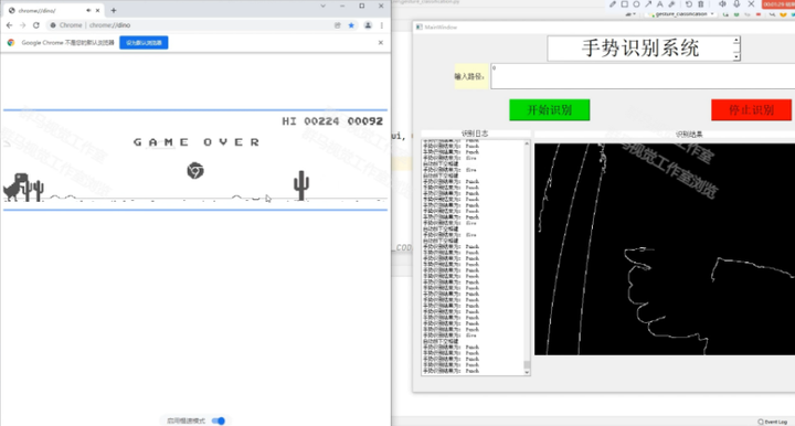 Python＆Opencv基于CNN手势识别玩恐龙跳小游戏（完整源码＆自定义UI操作界面＆视频教程） - 知乎