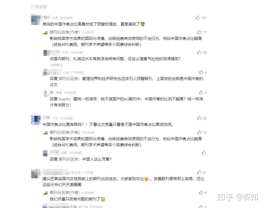 2本TOP，1本CCF期刊也被列为预警？ 中国作者多是原罪？2024中科院预警名单解析！ - 知乎