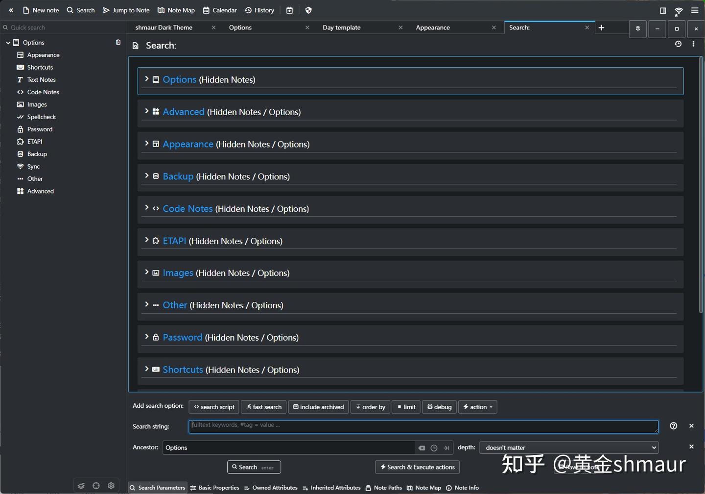 Trilium 主题：shmaur Dark Theme - 知乎