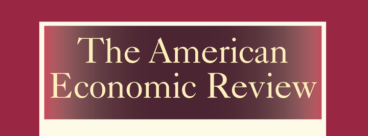 American Economic Review 2023年第5期 - 知乎