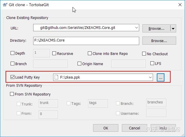 GitHub设置使用SSH Key，用TortoiseGit进行Clone仓库 - 知乎