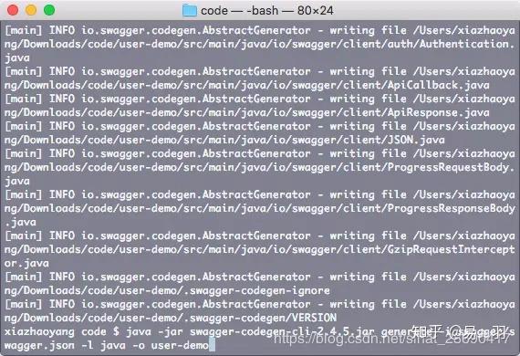 [Swagger] Swagger Codegen 高效开发客户端对接服务端代码 - 知乎