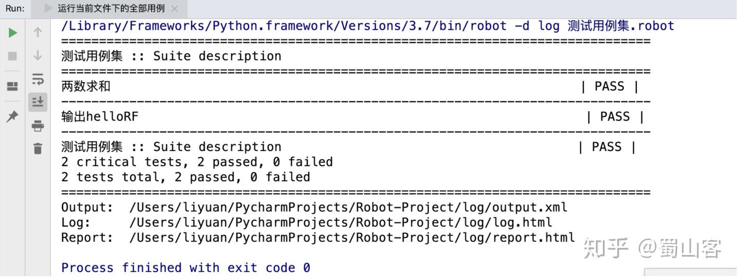 robotframework框架 - 在Pycharm当中编写RobotFramework测试用例 - 知乎
