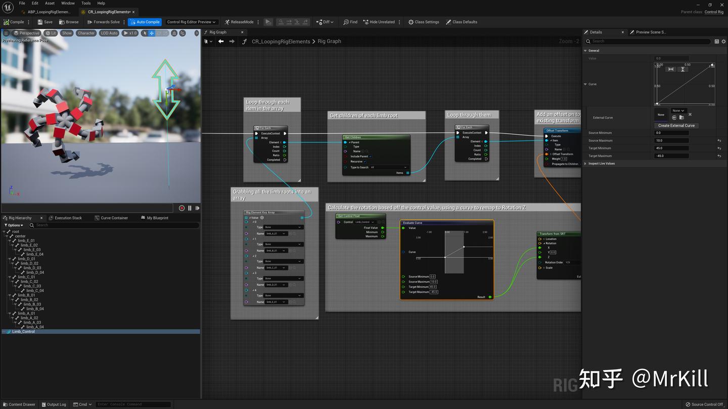 游戏引擎应用-Unreal Engine内容示例之Control Rig分析（一） - 知乎