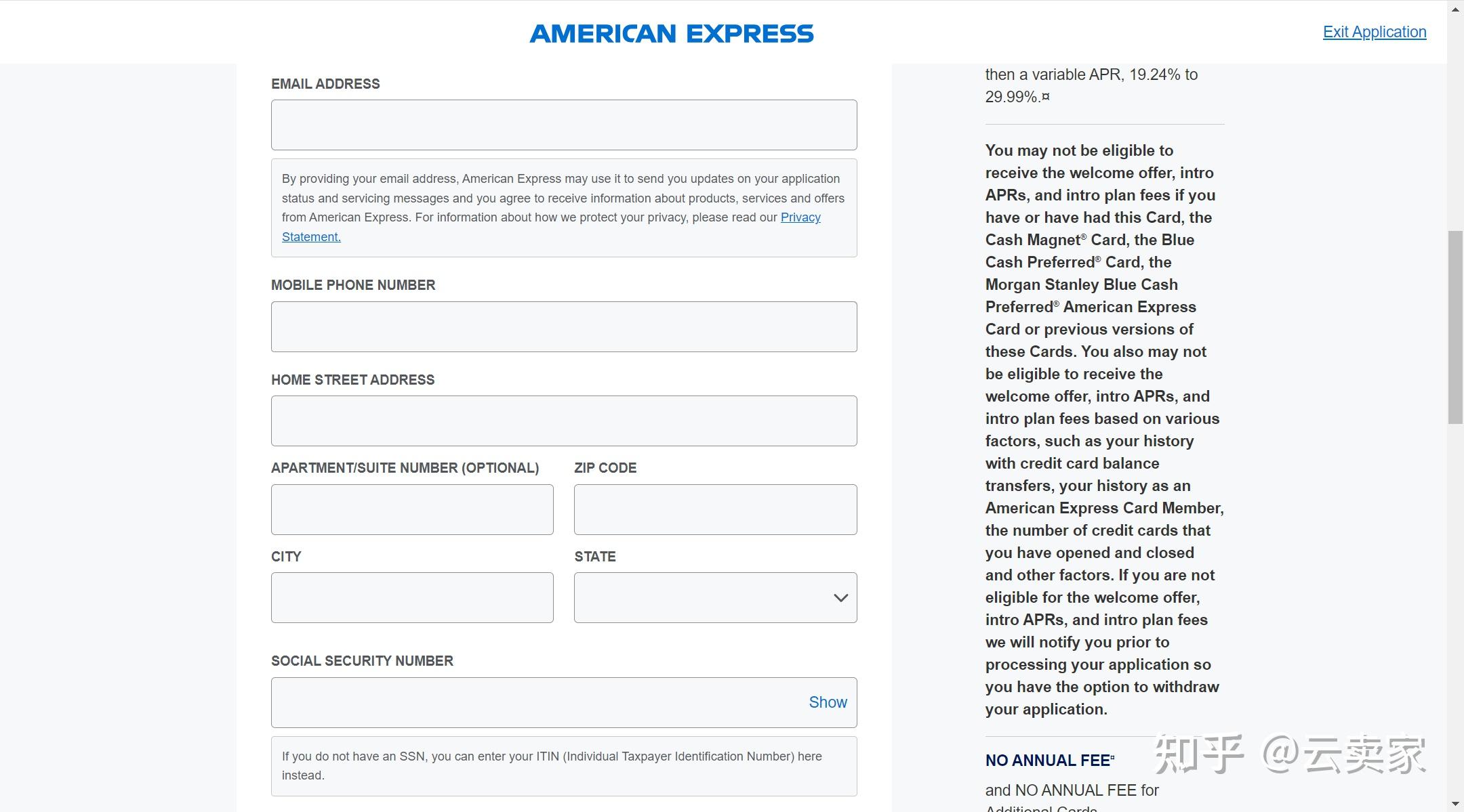 2024如何用ITIN申请美国运通American Express的信用卡 - 知乎