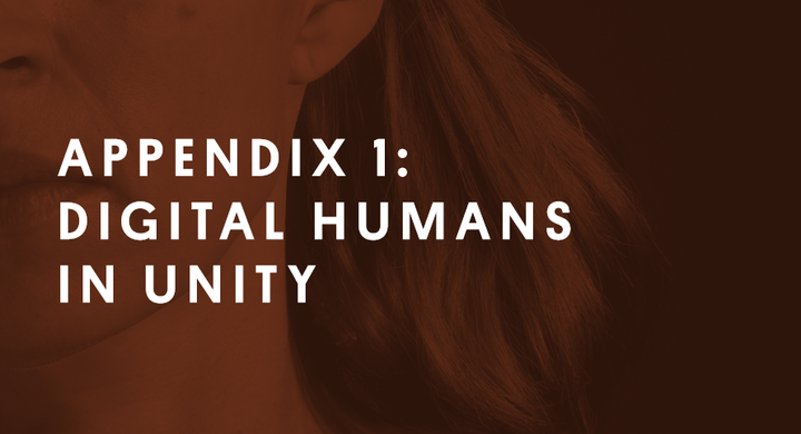 Unity技术美术(TA)指北——Digital Humans数字人 - 知乎