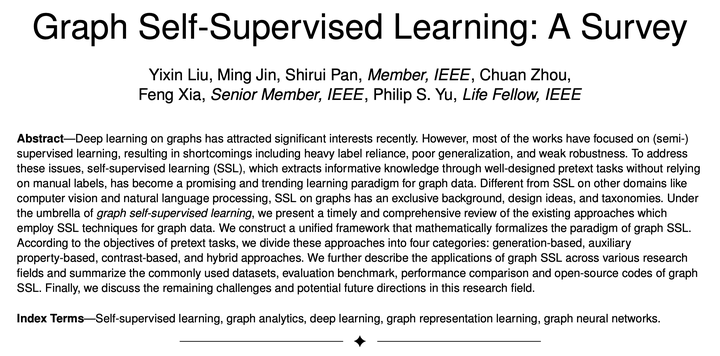 Graph Self-Supervised Learning: A Survey-对比学习方法 - 知乎