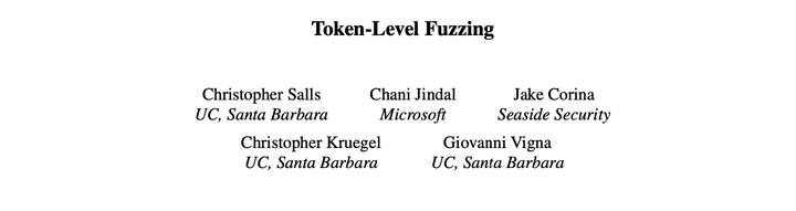 一起读论文: Token-Level Fuzzing - 知乎