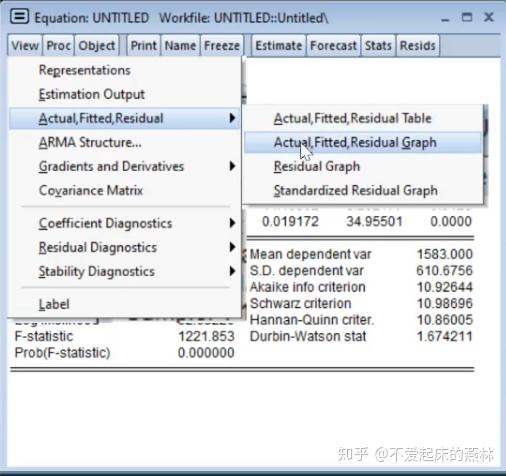 Eviews基础操作及OLS回归 - 知乎