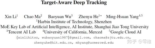 单目标追踪论文阅读系列（一）——《Target-Aware Deep Tracking》 - 知乎