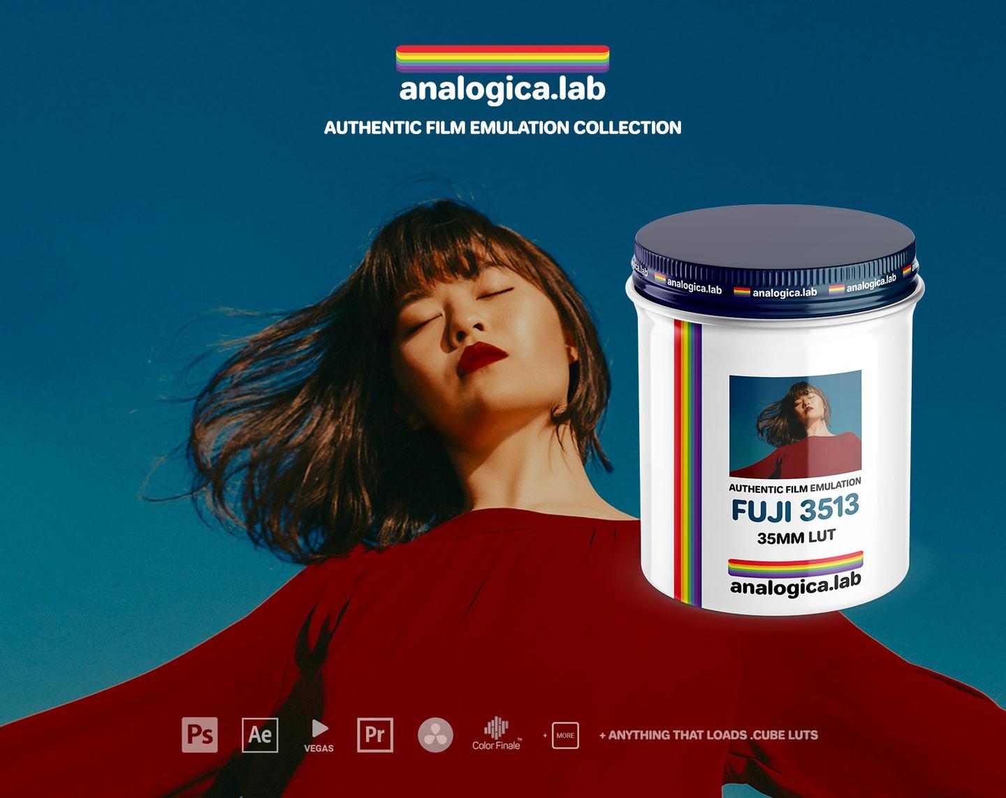 富士35MM FujiFilm Fuji 3513胶片仿真LREC709还原调色LUT预设 Analogica Lab - Fujifilm ...