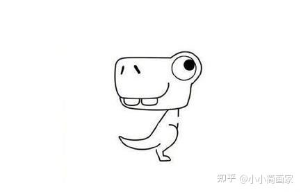 恐龙怎么画？绘画零基础也能会的简笔画！ - 知乎