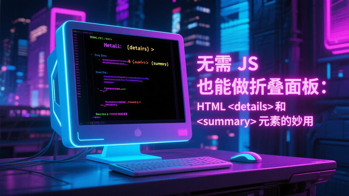 无需 JS 也能做折叠面板：HTML 和 元素的妙用 - 知乎