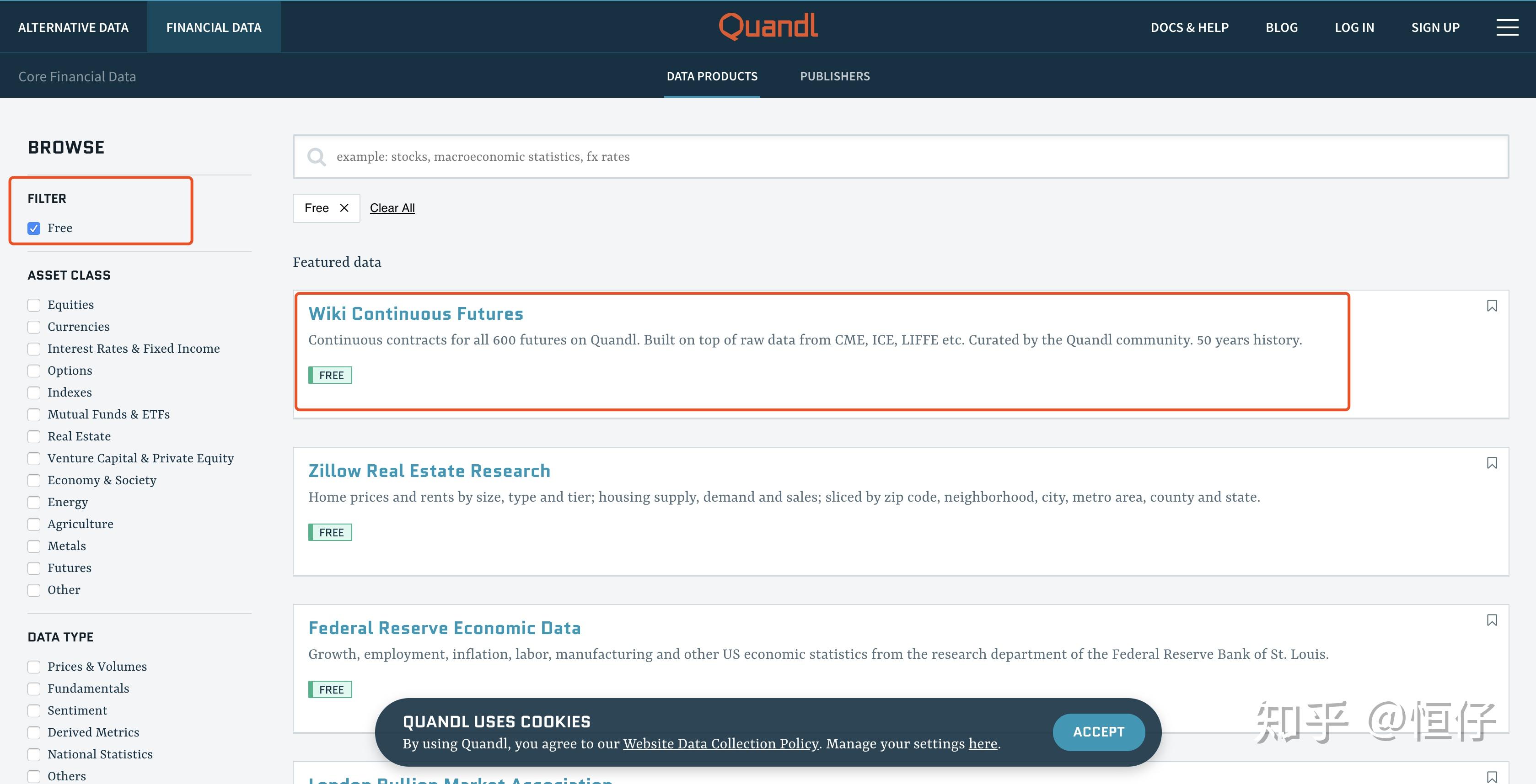 数据挖掘 | 使用Quandl获取金融类数据 - 知乎