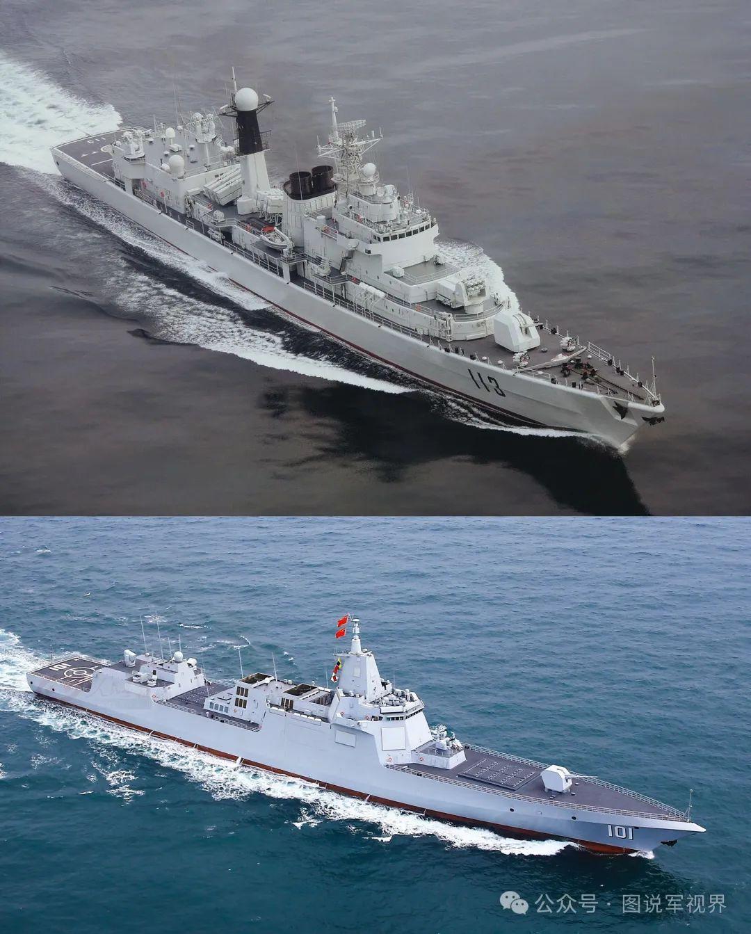 从052A，052B，052C发展到052D，这四型驱逐舰都有依次哪些性能进步？ - 知乎