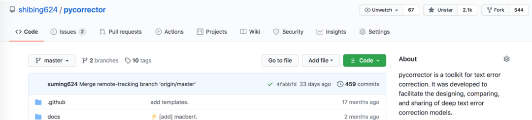 中文文本纠错神器Pycorrector是如何收获2000 Star的？ - 知乎