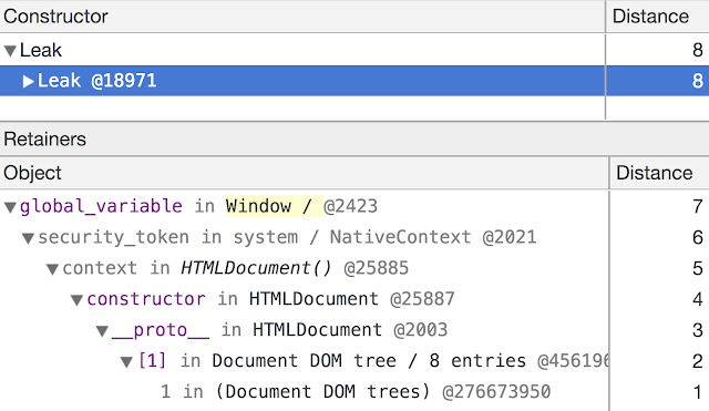 Chrome 66 使用 DevTools 跟踪 JS 对象和 DOM 对象的引用 - 知乎