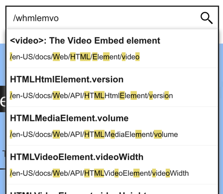 MDN 的自动完成搜索是如何实现的 - 知乎