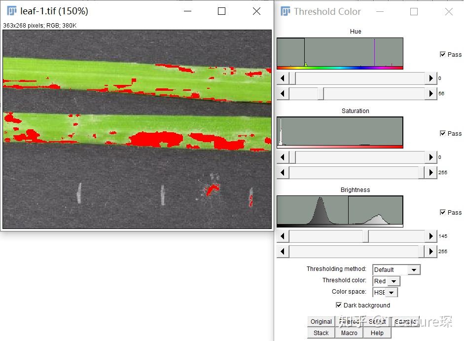 ImageJ实用教程——颜色区域提取（案例分析篇） - 知乎
