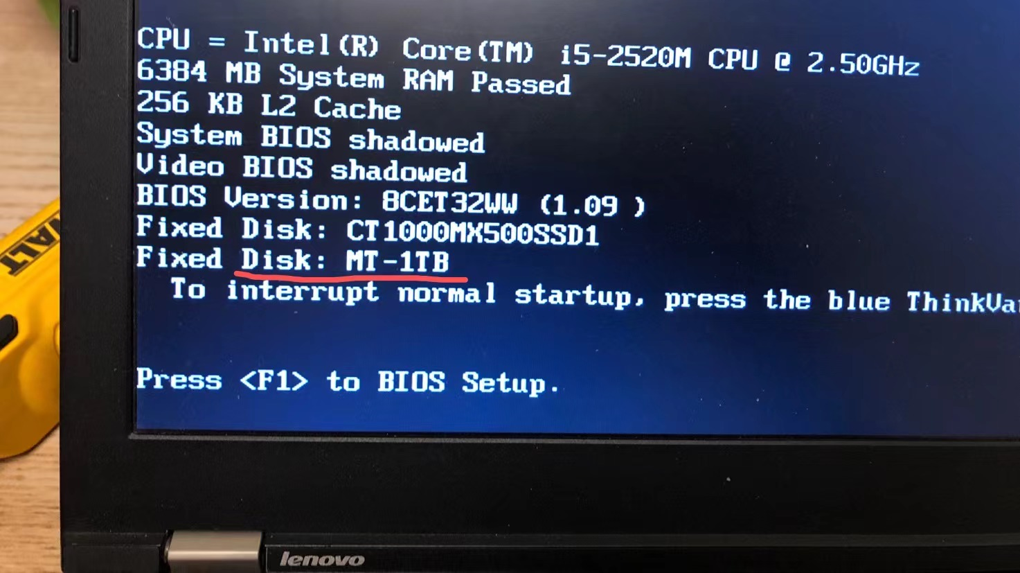 thinkpad 开机报错2101 detection error on ssd，请问怎么解决？ - 知乎