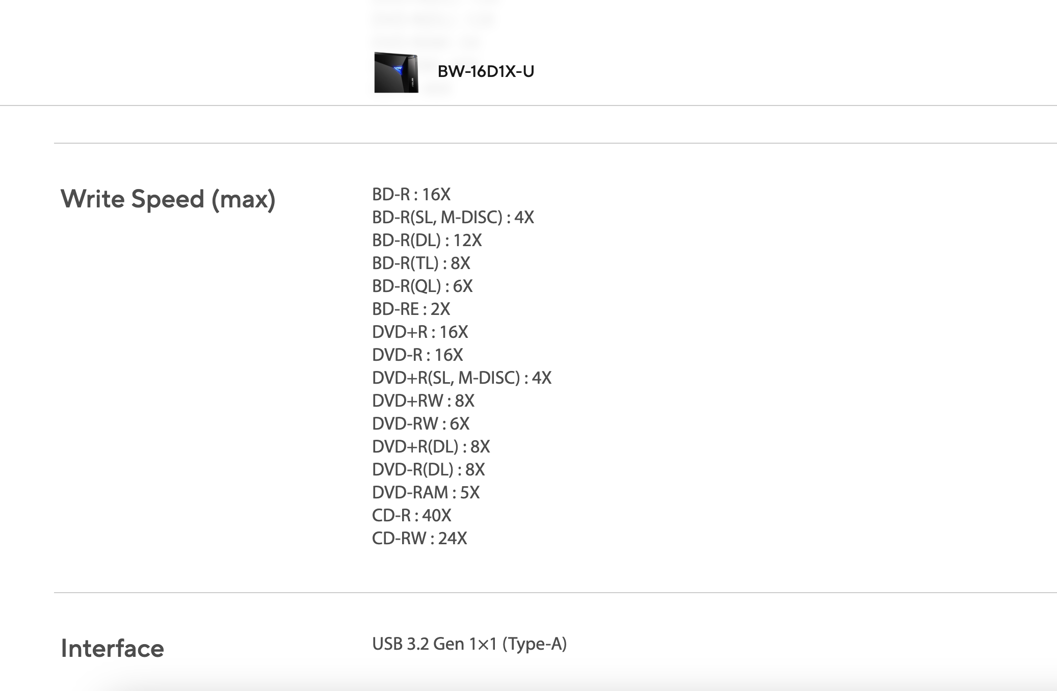华硕两款旗舰蓝光刻录光驱BW-6D1H-U和BW-16D1X-U的参数对比 - 知乎