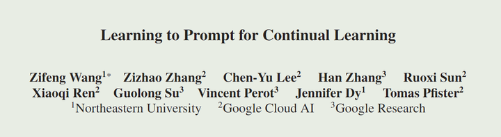 L2P：学习Prompt执行持续学习 - 知乎