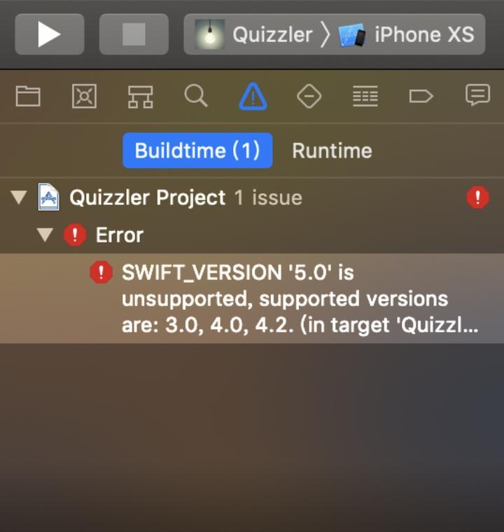Ios错误:swiftversion 50 Is Unsupported 知乎 9454