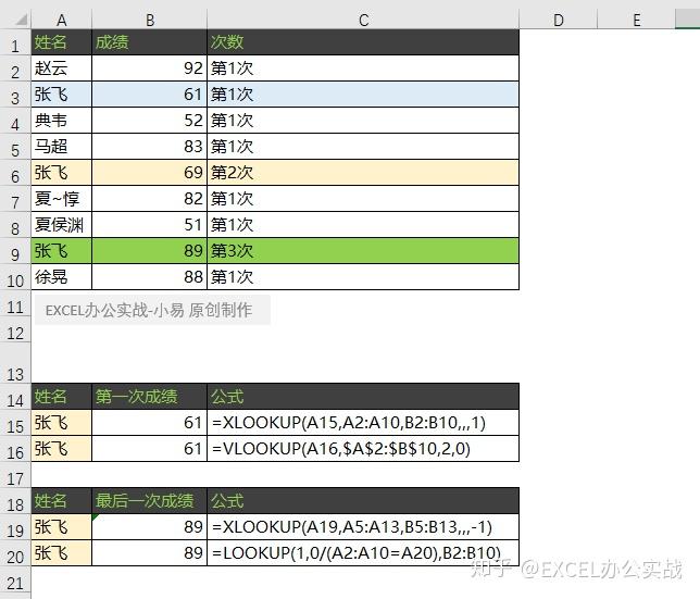函数 | XLOOKUP入门到精通(10大案例） - 知乎