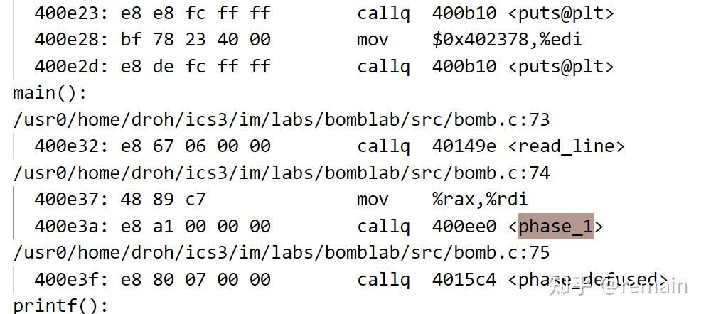 CSAPP-2 bomblab （含gdb指令整理） - 知乎