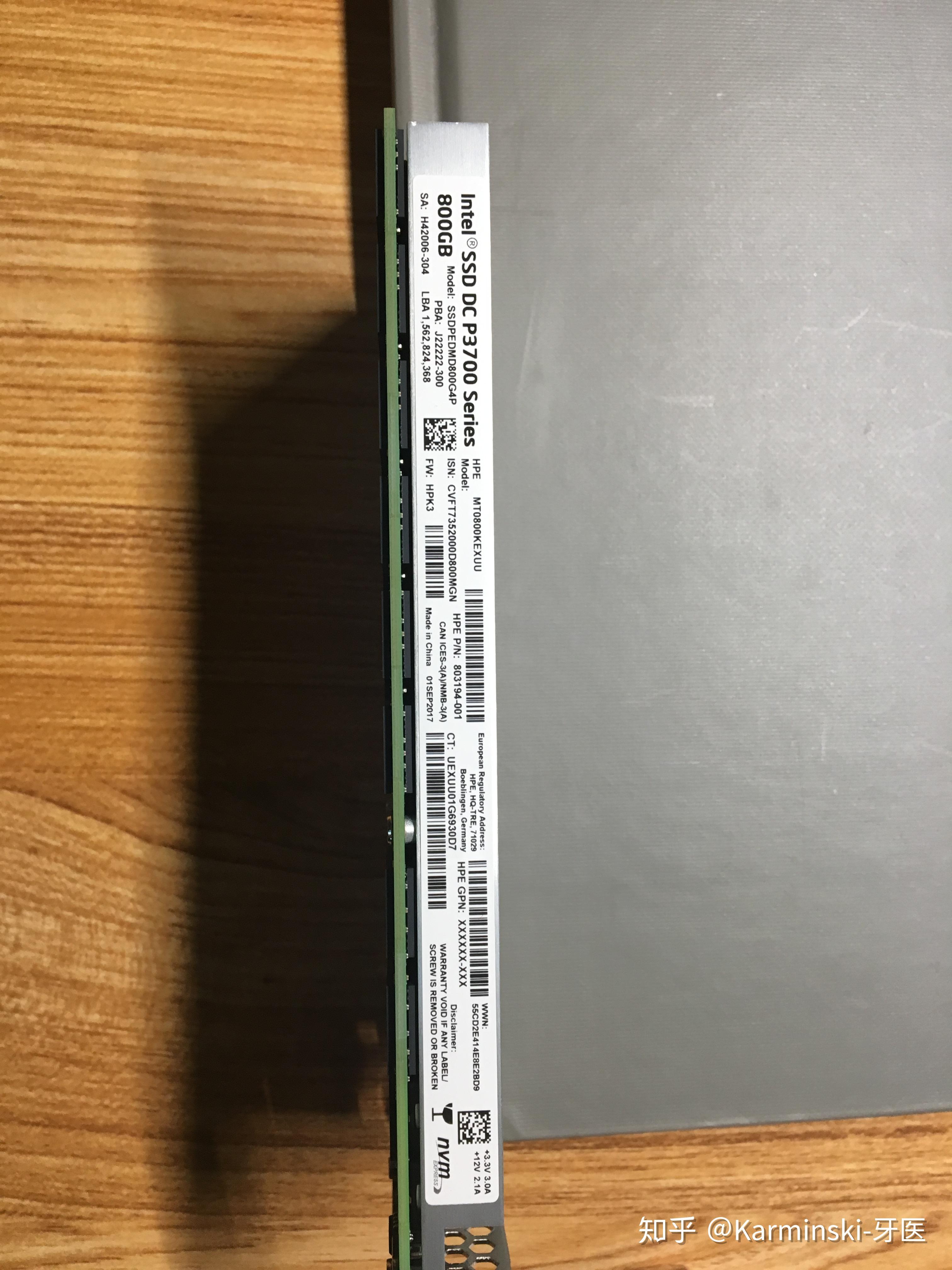Intel SSD P3700 400G 写入20T通电4000小时 价格520值得买么？ - 知乎