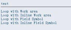 ABAP Workarea(工作区) VS Field Symbols(占位符) 性能对比分析 - 知乎