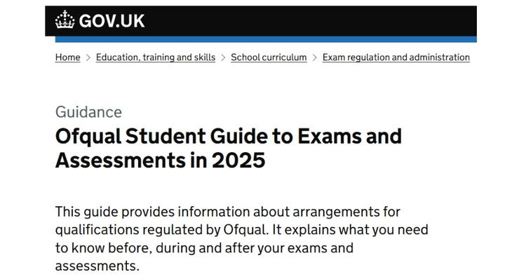 《2025年A-level/GCSE考试指南》出炉，Ofqual官方发话：不压分！ - 知乎