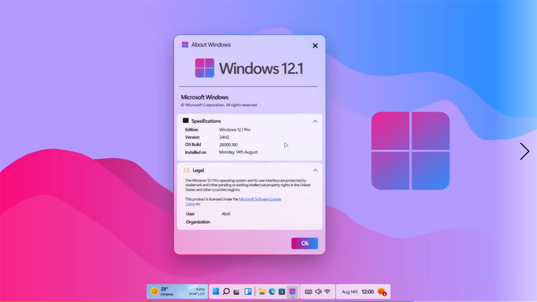 Windows12.1 Pro概念版安装和系统预览，界面设计和视觉效果很棒！ - 知乎