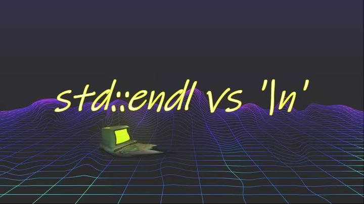 std::endl 与 '\n' - 知乎