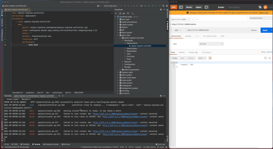 如何在 K8s 集群中使用 Nocalhost 开发 APISIX Ingress - 知乎
