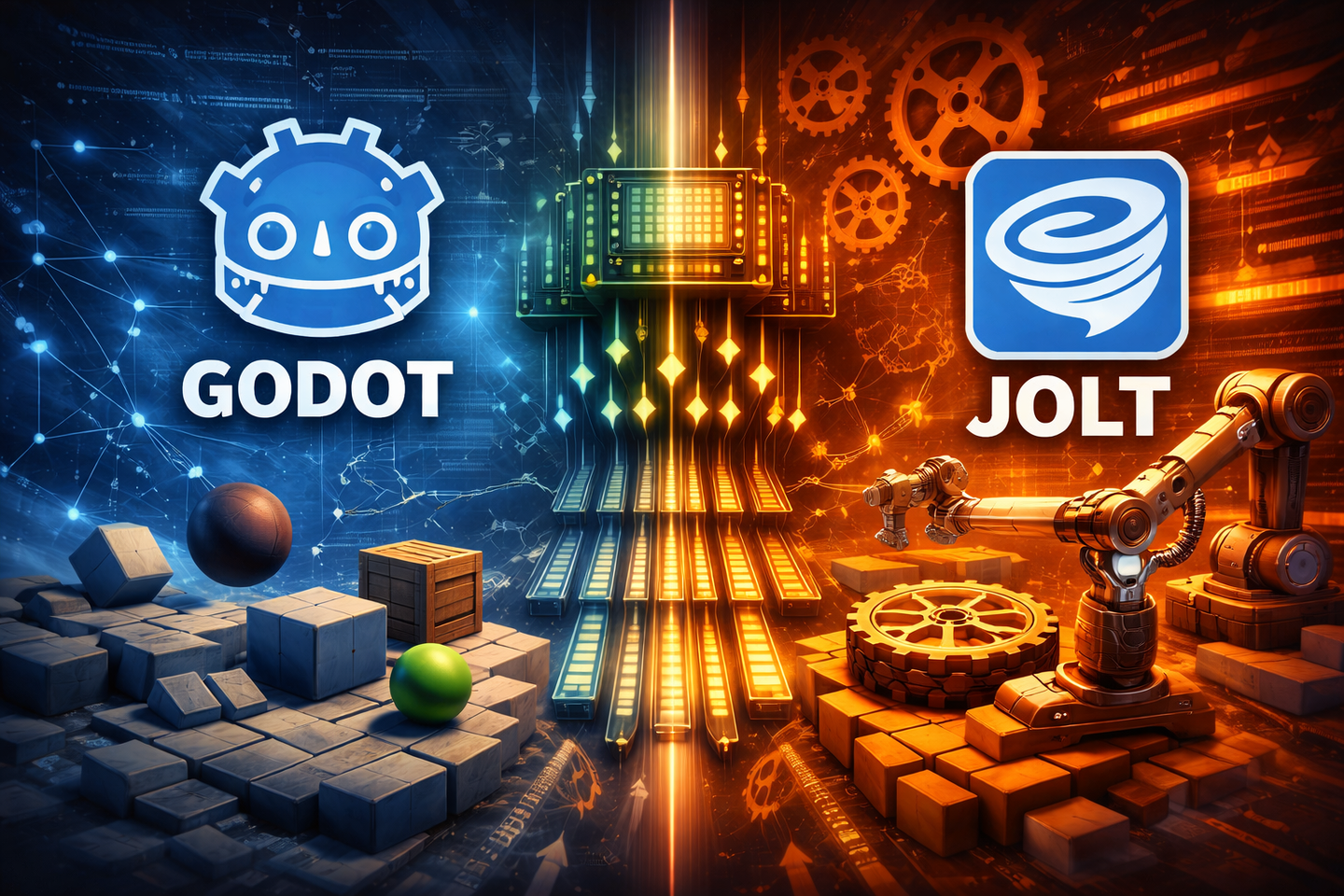 Godot Jolt并行对比 | Ayin