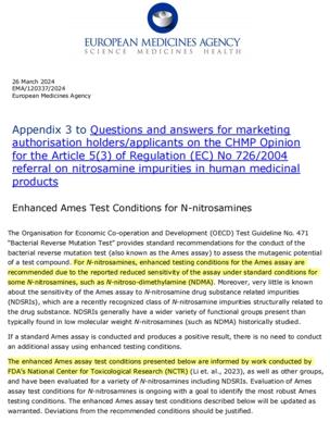 IPHASE/汇智和源 关于N-亚硝胺类杂质遗传毒性的增强Ames试验检测 - 知乎