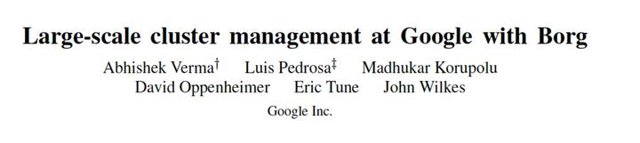 Large-scale cluster management at Google with Borg - 知乎
