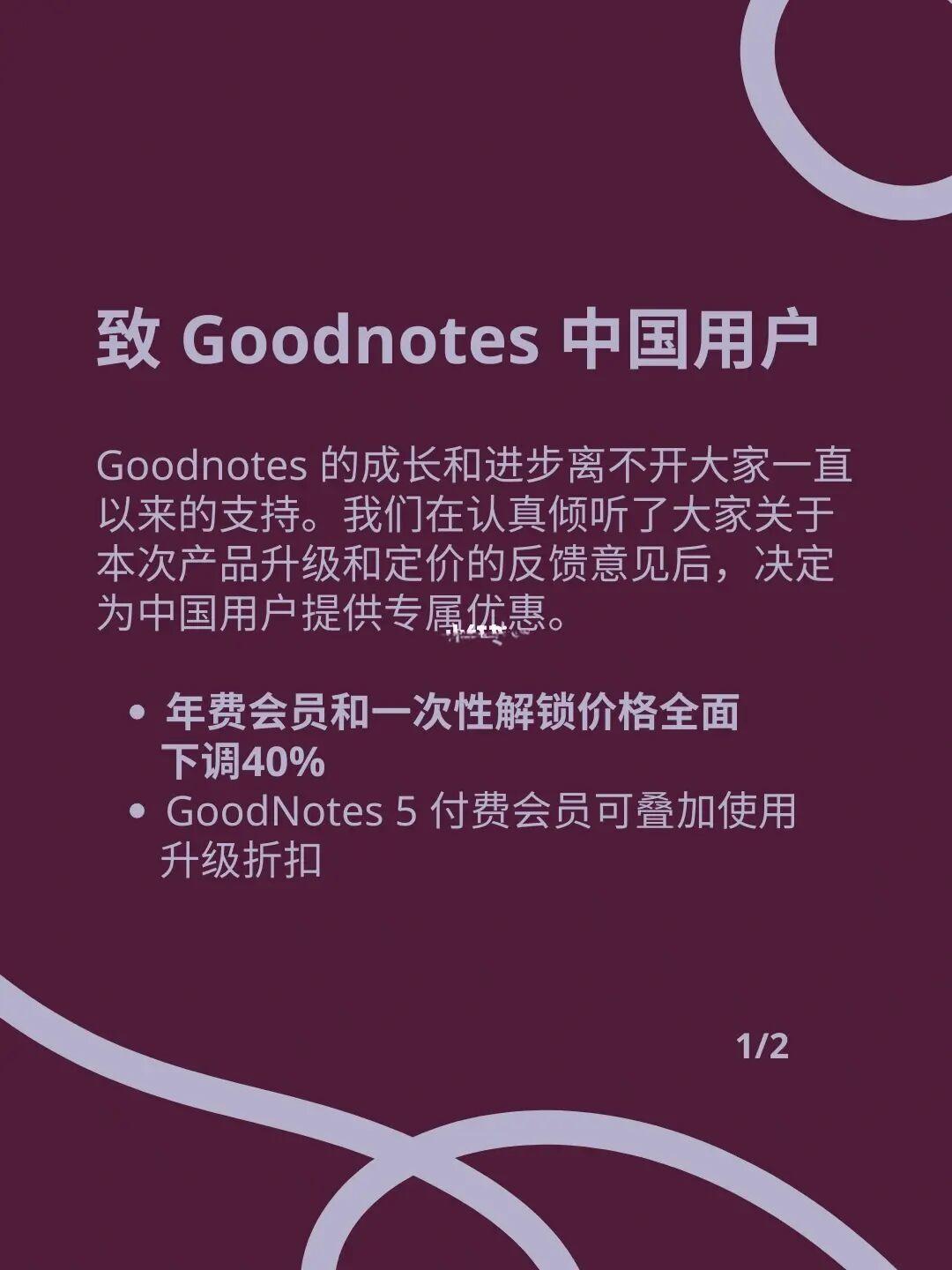 如何看待Goodnotes 6 也增加了订阅制？ - 知乎