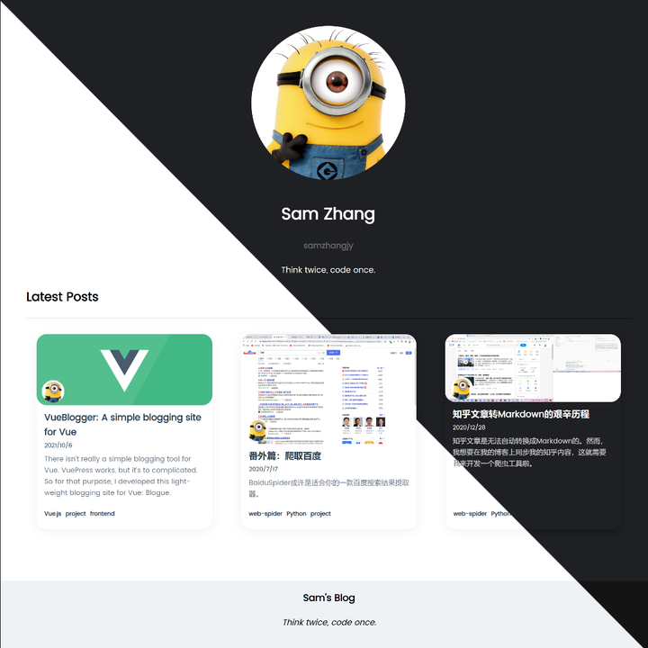 VueBlogger：一个Vue博客框架 - 知乎