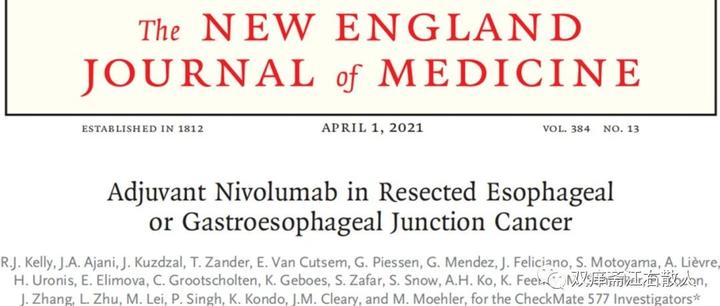 【文献学习】Checkmate 577 文献阅读 - 知乎